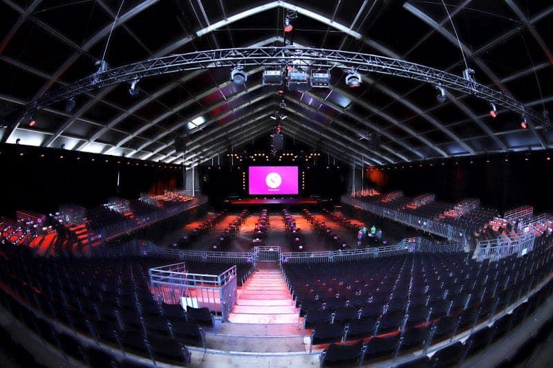 Need a pop-up arena? Contact Veldeman Group