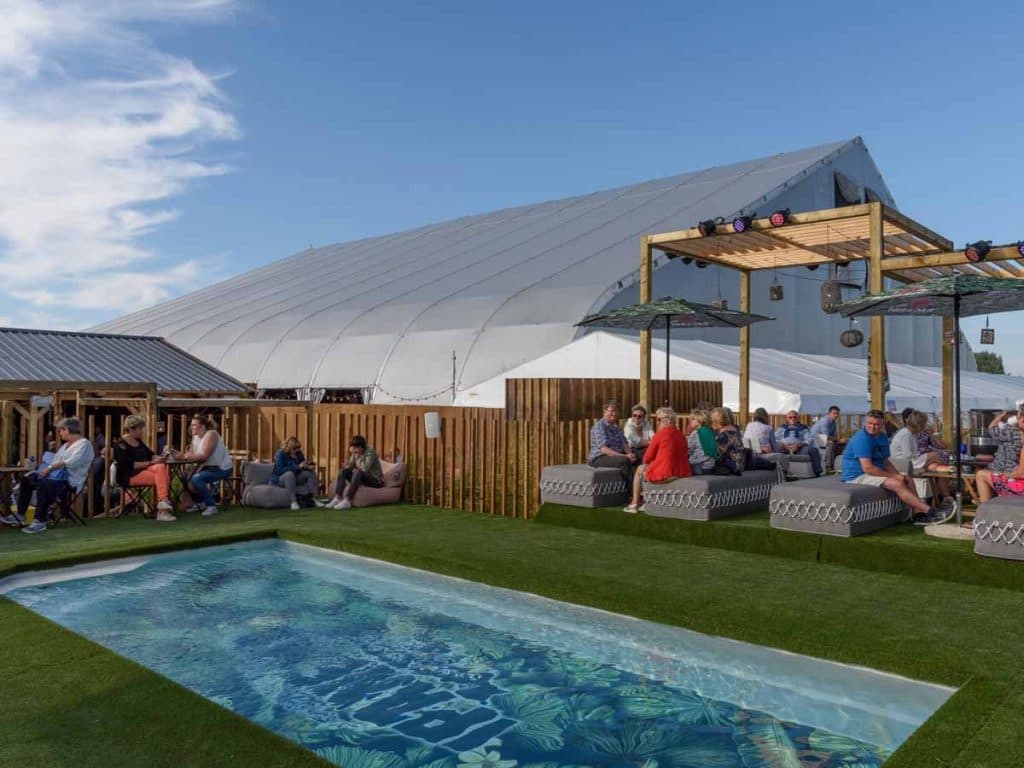 Need a pop-up arena? Contact Veldeman Group