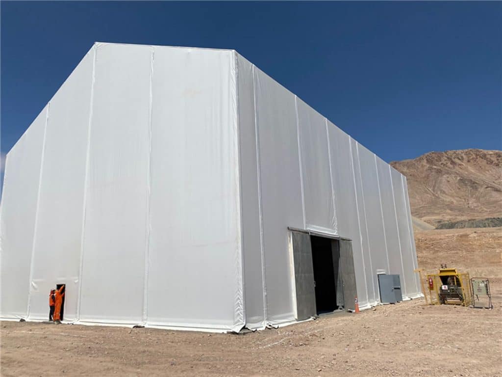 Modular and relocatable mining buildings - contact Veldeman